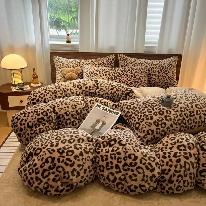 Комплект постельного белья, Фланель, Полуторный, наволочки 50x70