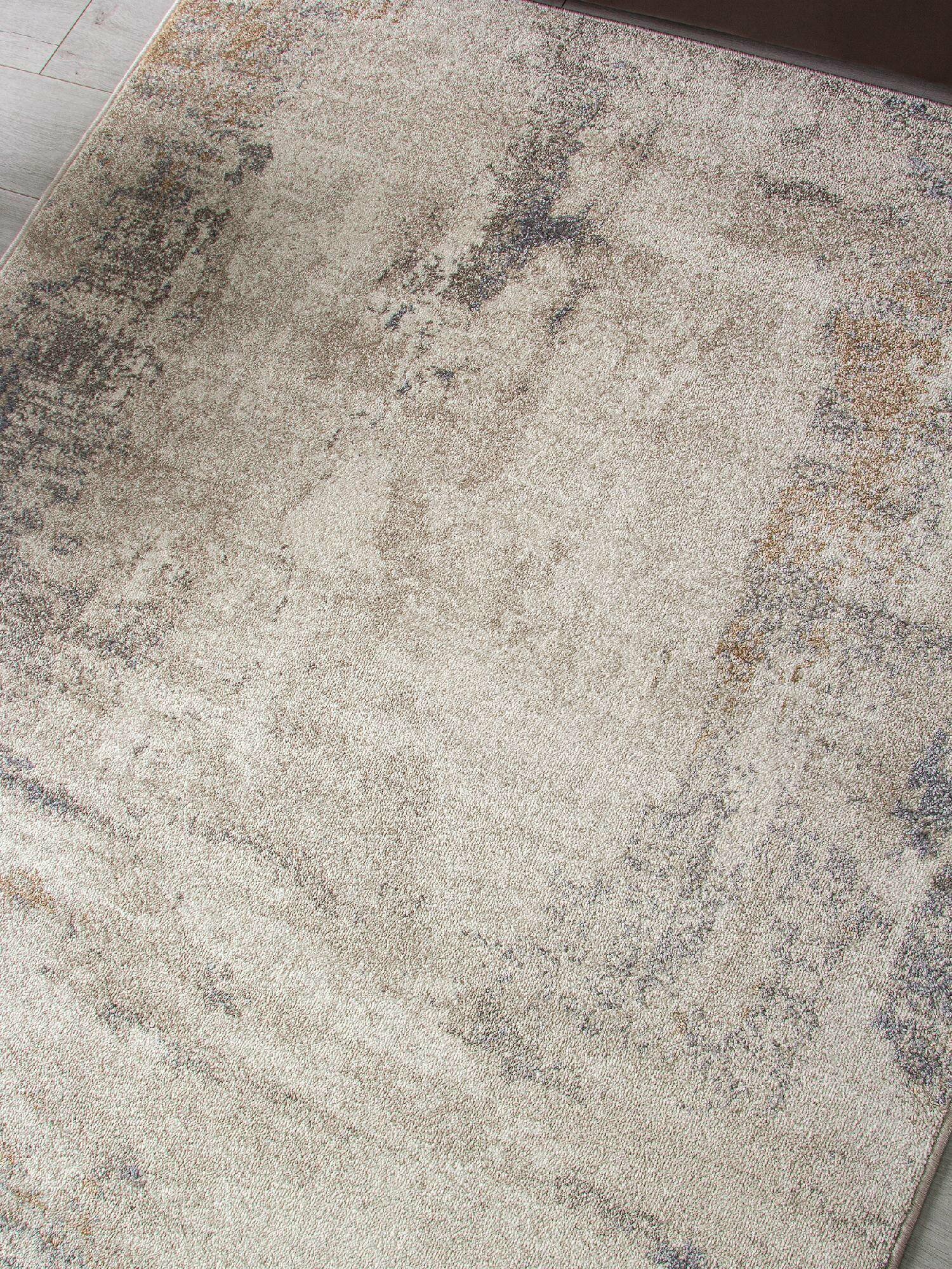 Ковер на пол в гостиную в спальню 300х400 см бежевый современный ворс 8 мм 379016 Kover-Russia