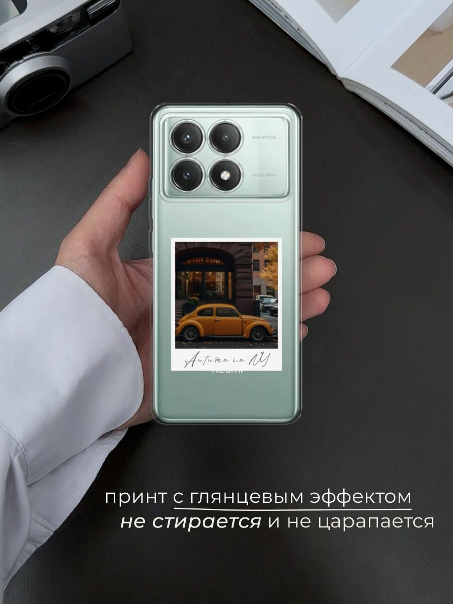 Чехол на Xiaomi Poco X6 PRO 5G / Поко X6 Про 5G с принтом Осенний палароид — фото 1