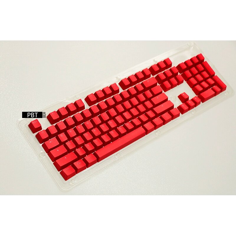 Кейкапы PBT полупрозрачные 87/104 клавиши, QWERTY, с пробелом, для Doga K320WR, K35i, Aihao Stone FE, Rapoo Wolf Spider