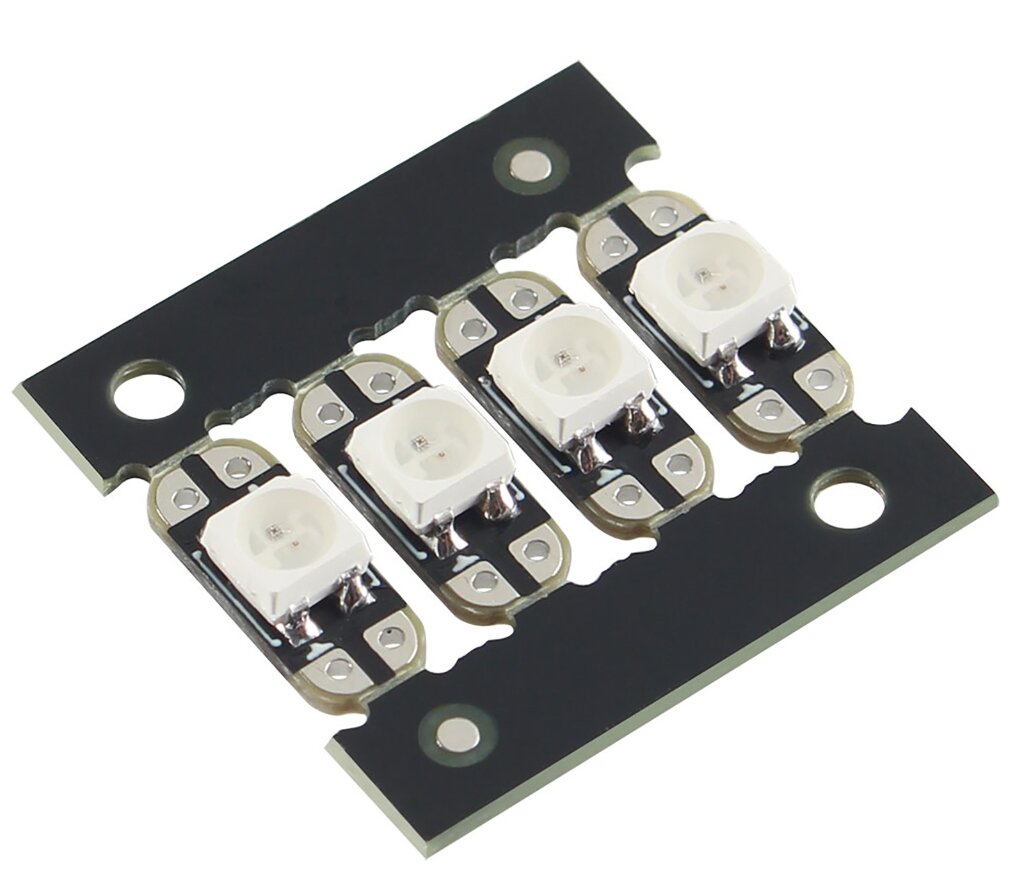 Доска с блестками из тефлоновой проволоки толщиной 1 М 26AWG и ярким RGB светодиодом WS2812 3535