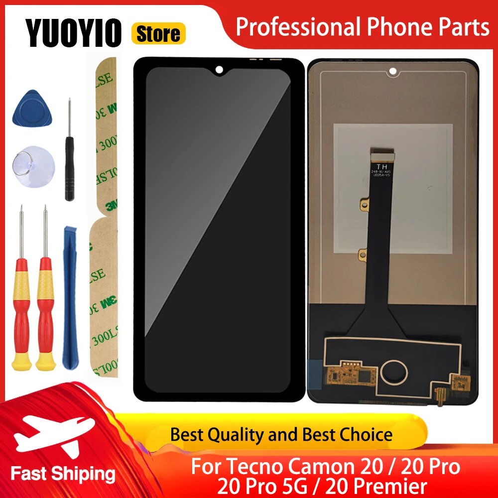 Дигитайзер для Tecno Camon 20/20 Pro 5G/20 Premier Camon 30 Pro 5G/40 Camon 15 Air Camon 20 Pro
