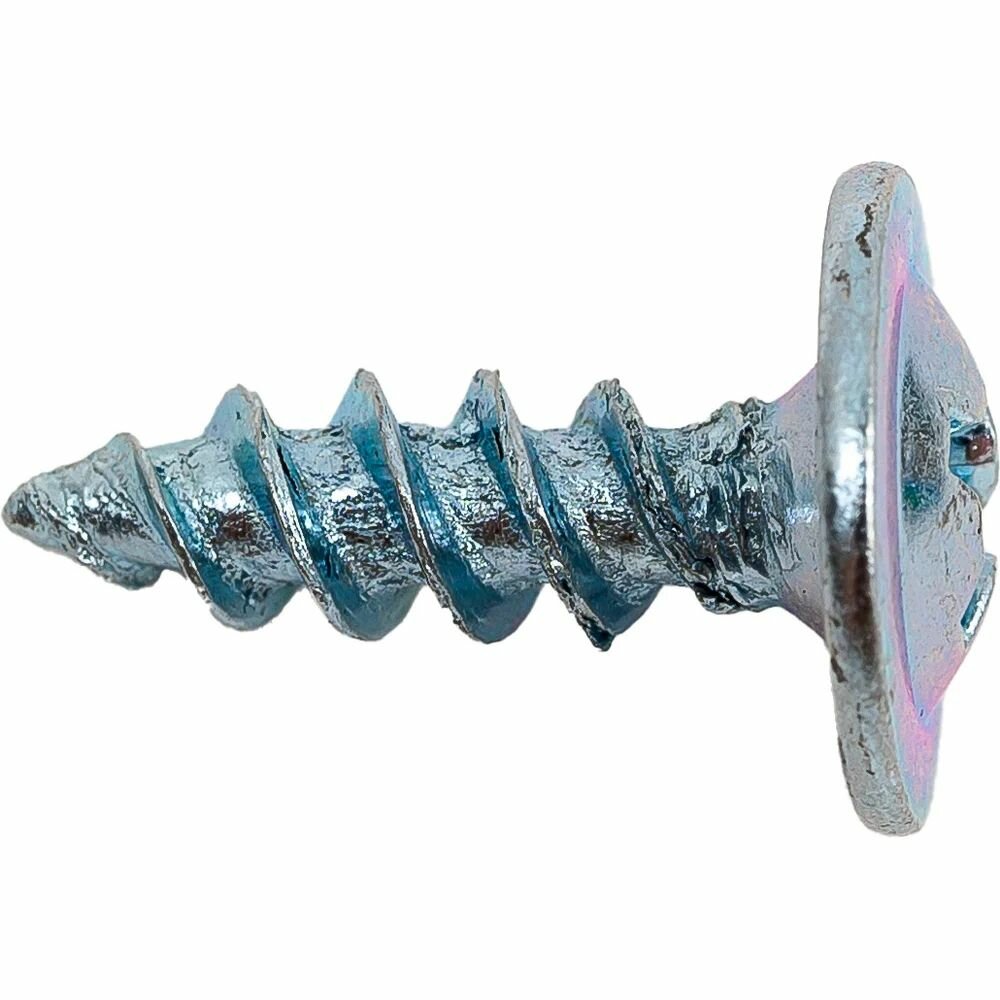 Саморез STEELREX полусфера с прессшайбой, острый, цинк, 4,2x13 мм, 200 шт. 0117042013B500020064