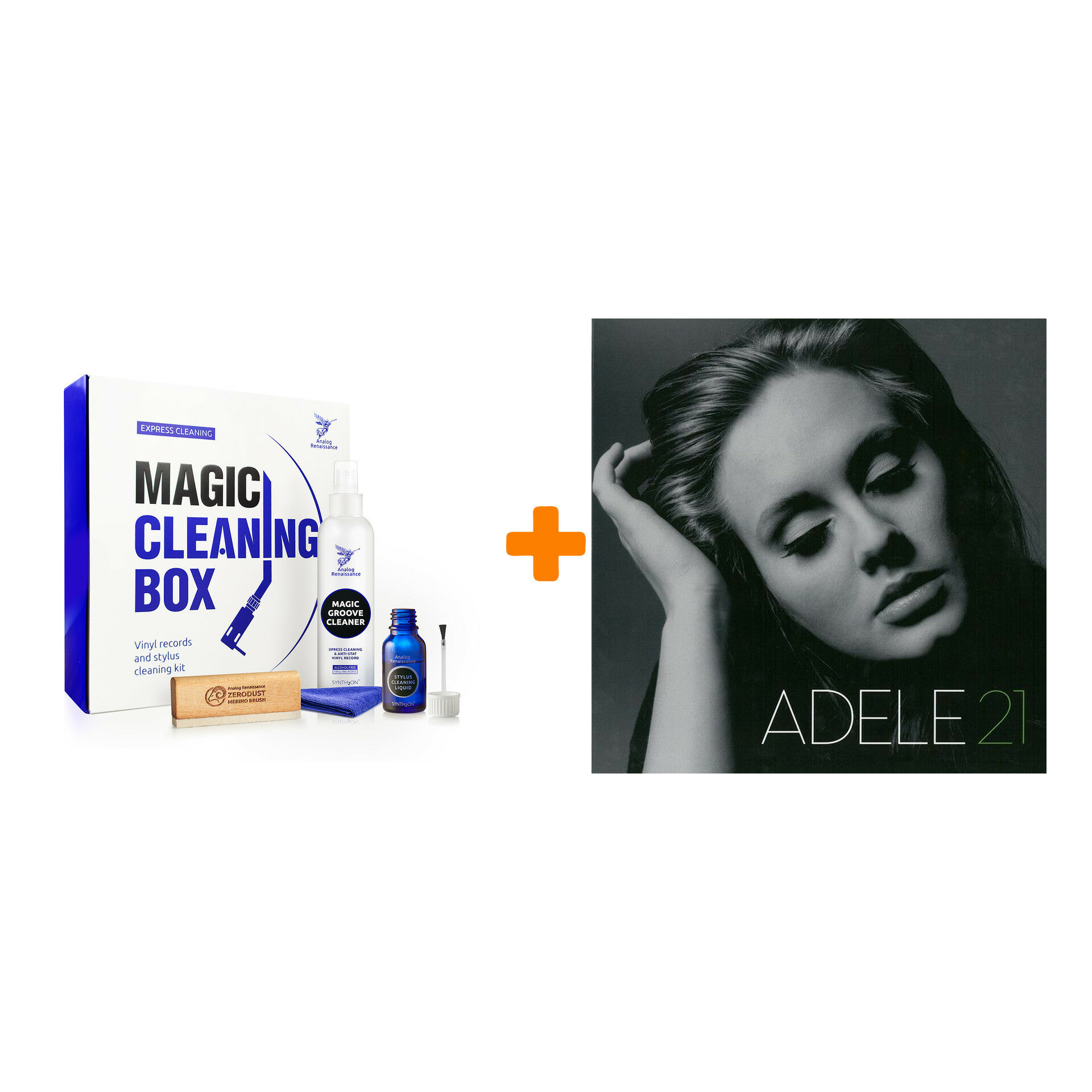 Adele 21 LP + Набор по уходу за винилом Magic Cleaning Box
