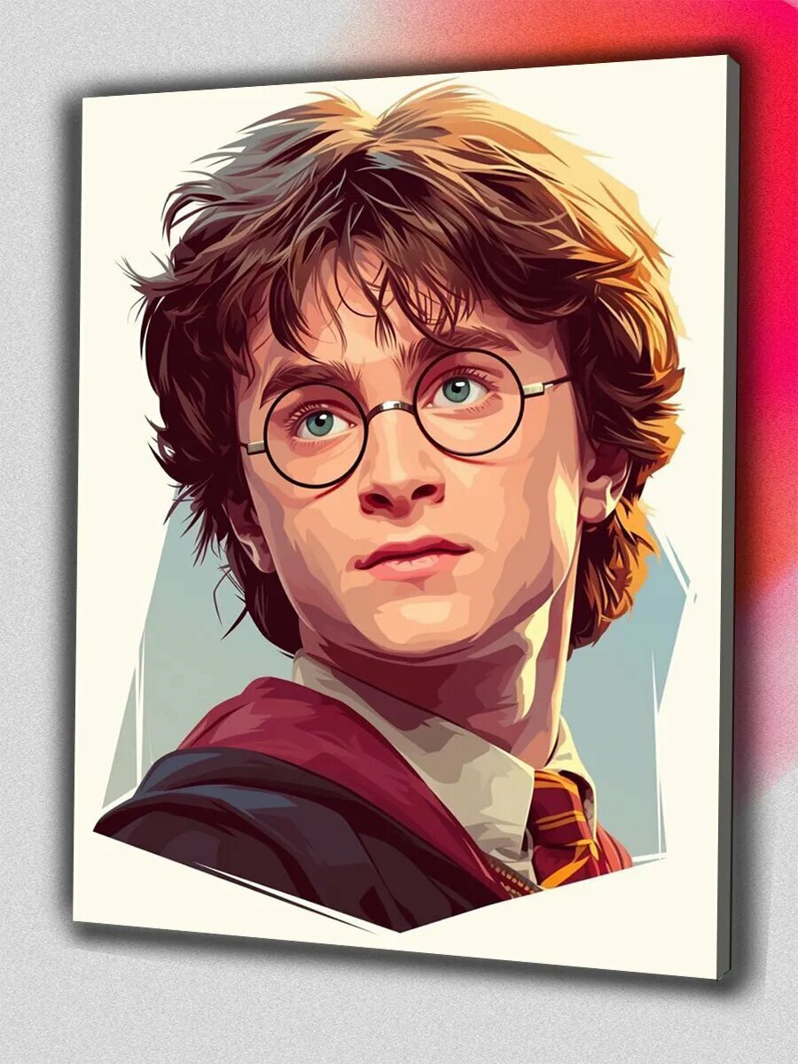 Картина по номерам на холсте Гарри Поттер 40 на 50