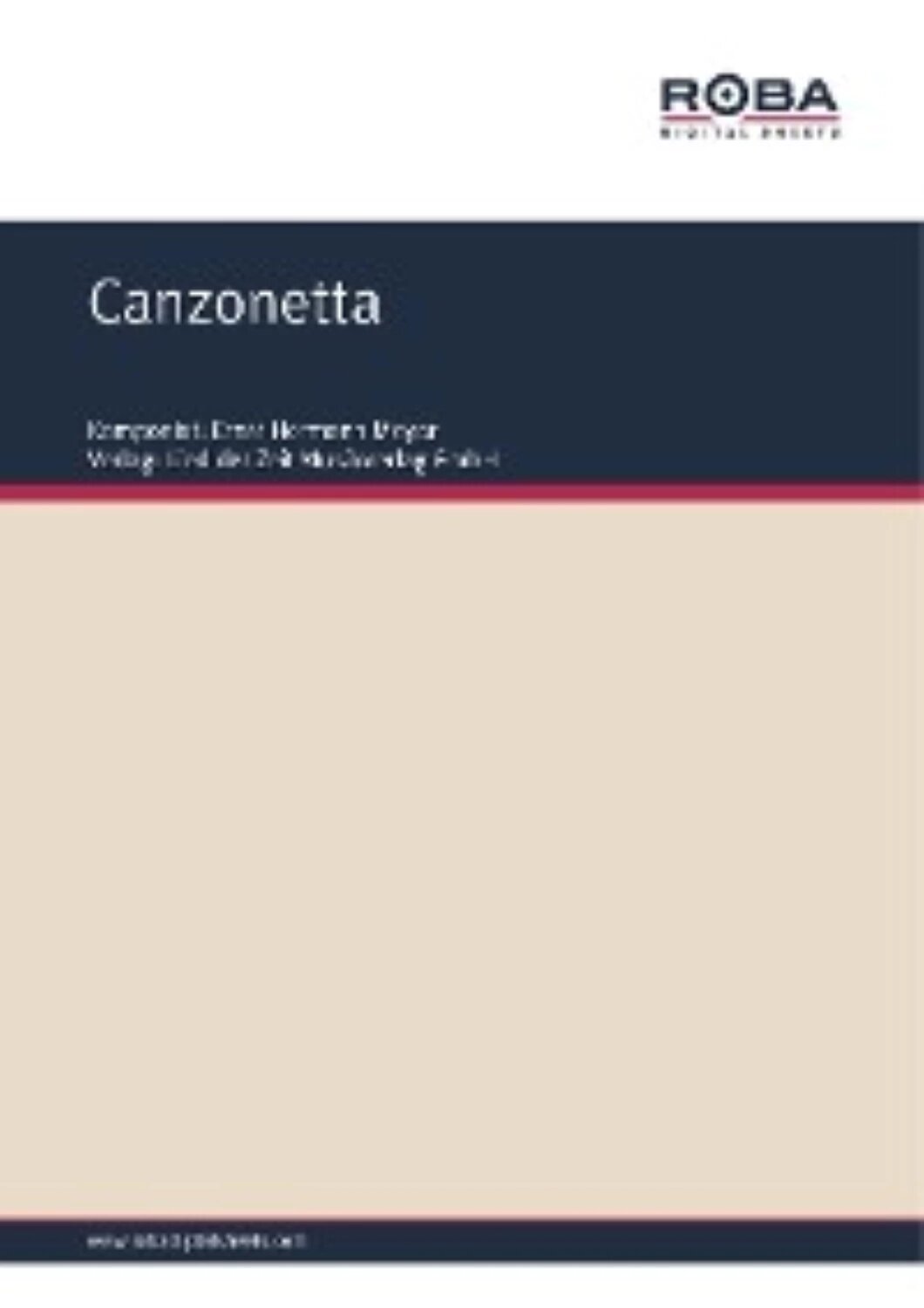 Canzonetta [Цифровая книга]