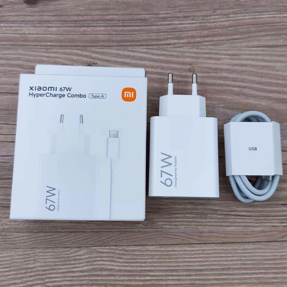 Xiaomi 120 Вт, 90 Вт, 67 Вт, 45 Вт, EU HyperCharge Combo, оригинальный адаптер для 67W EU Set