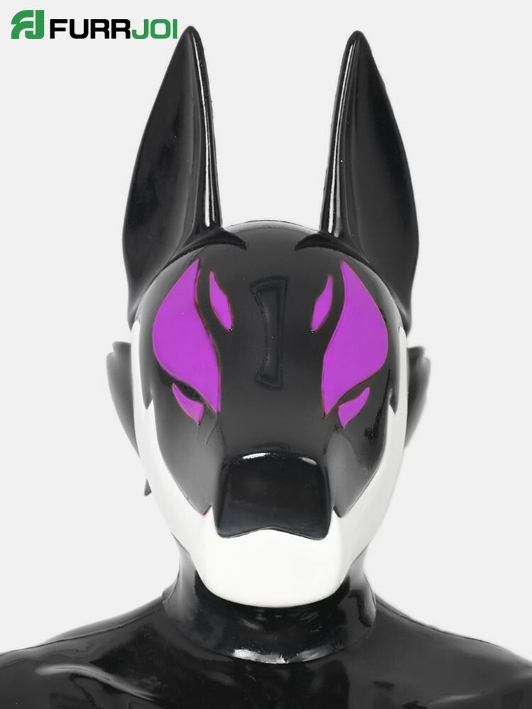 Furrjoi фиолетовый силиконовая маска-Fang