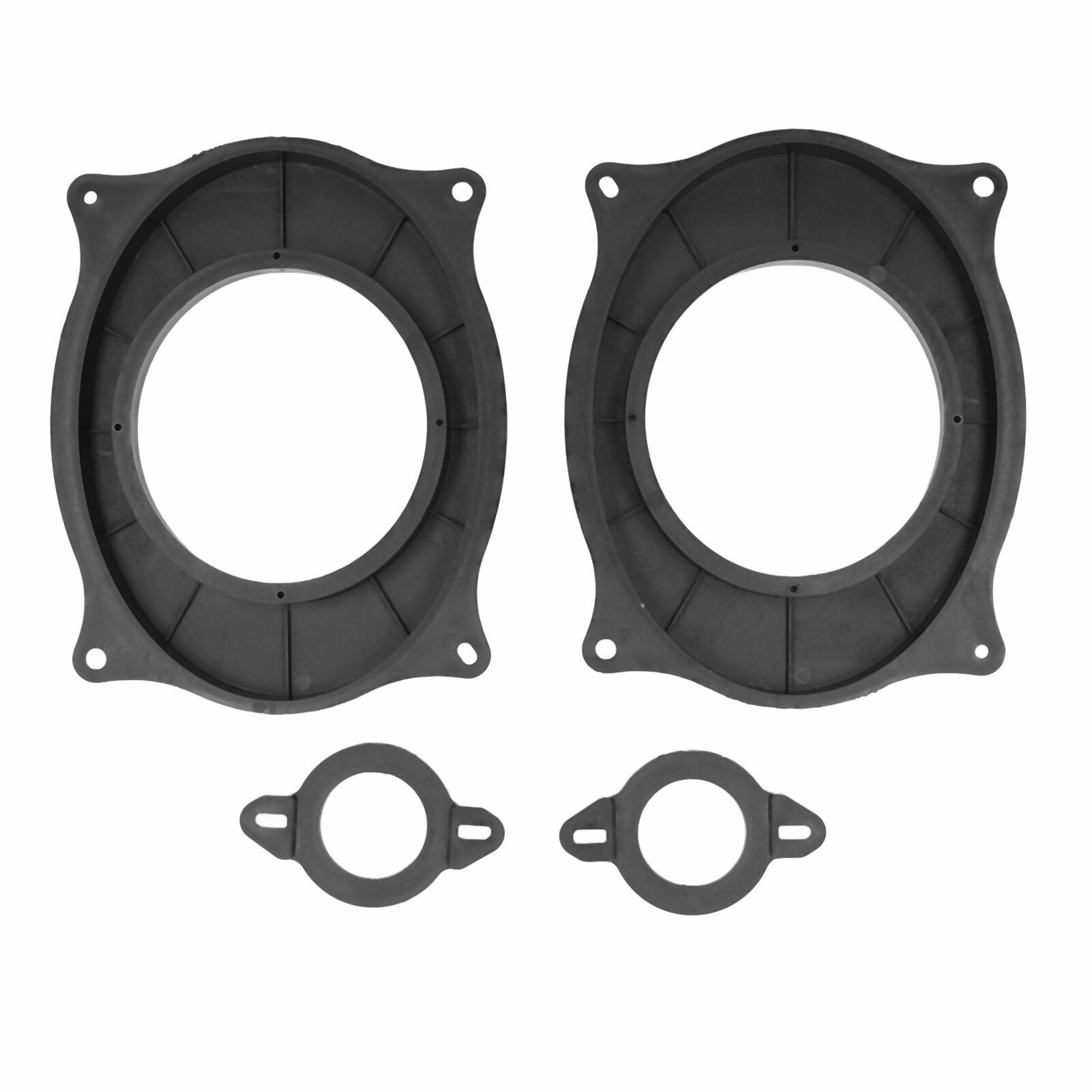 4PCS CAR Audio Audio STEREO Динамика Адаптер Монтажные кронштейны Кольца Замена для Highlander Camry Reiz Levin 12 16