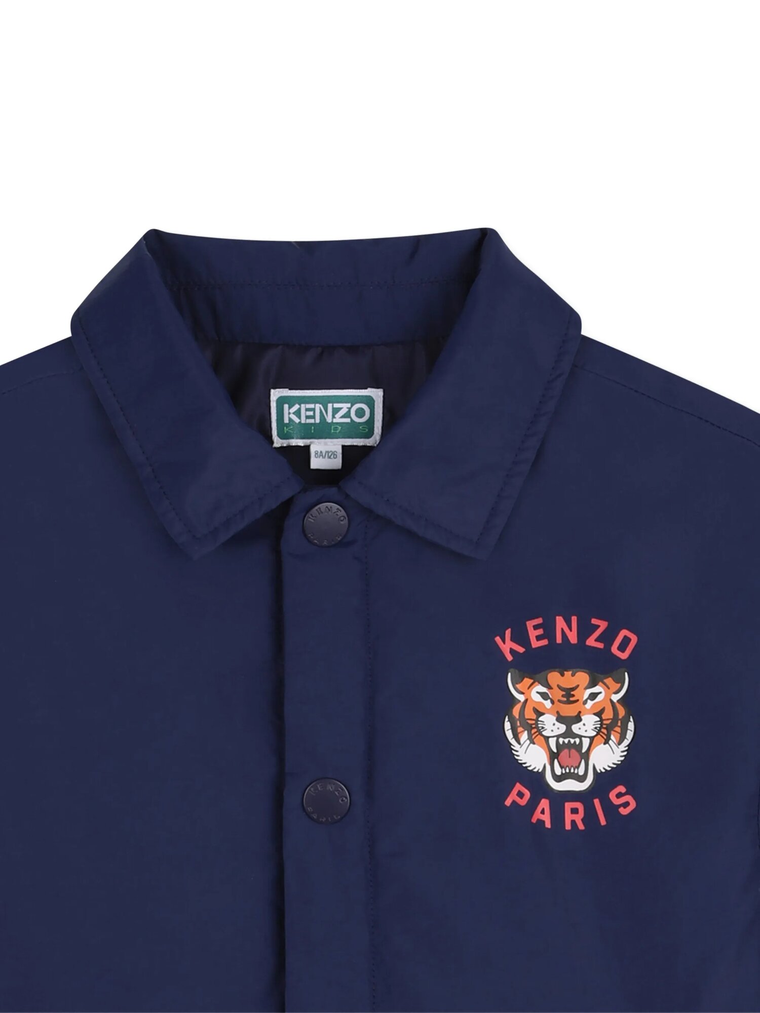 Куртка KENZO, размер 8 лет, синий — фото 1