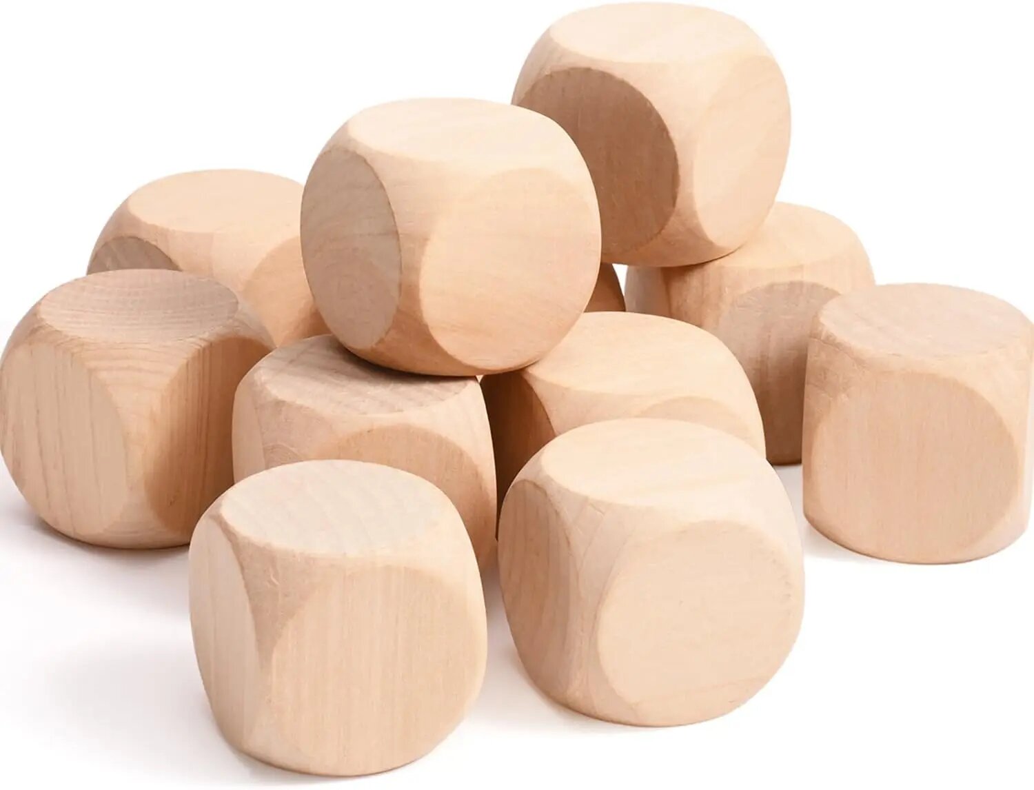 Пустые деревянные кубики 40 мм, 20 шт. 40MM