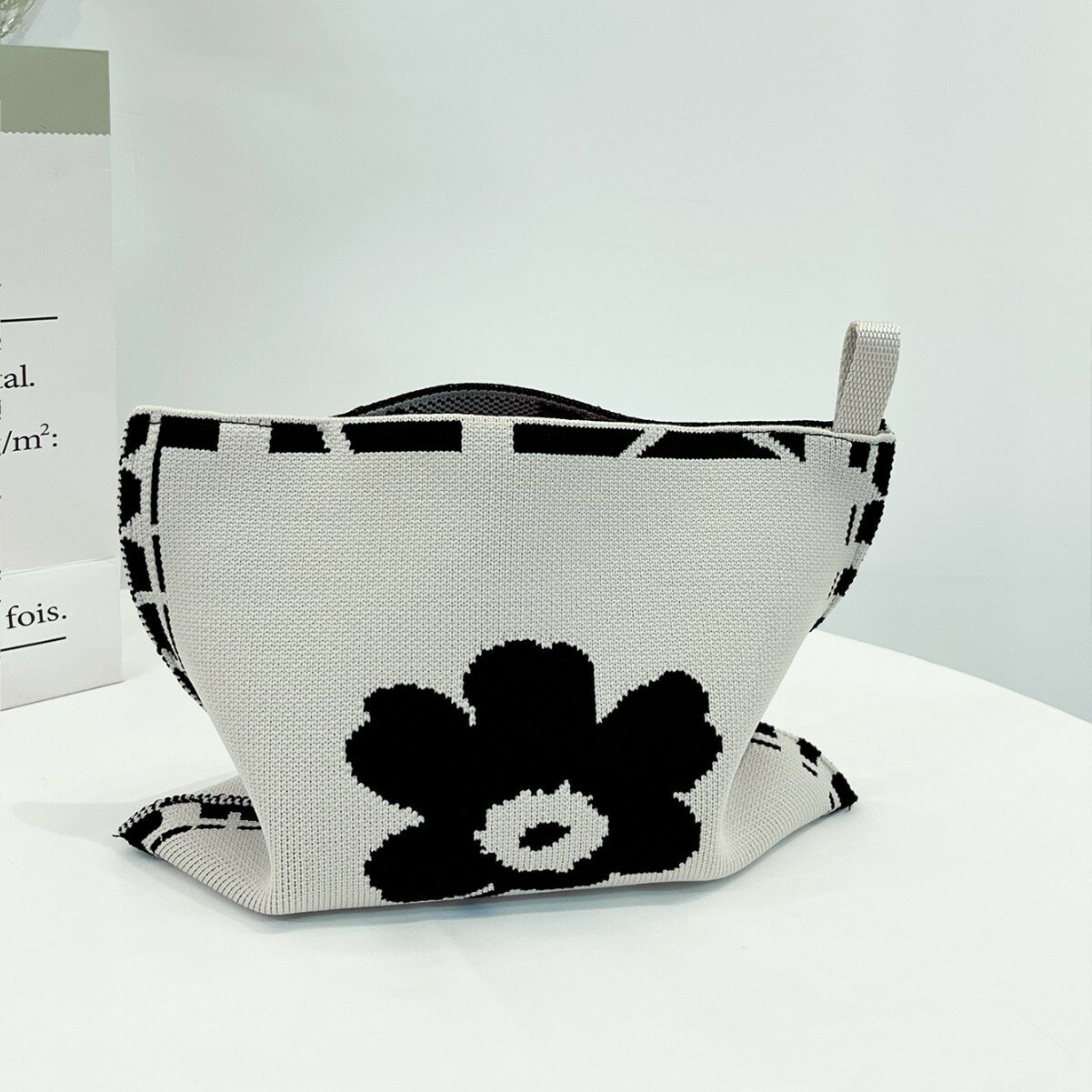 Ткань хлопок Трикотажный жаккард Персонализированная сумка для салфеток легкий роскошный стиль Бытовой стол сумка для