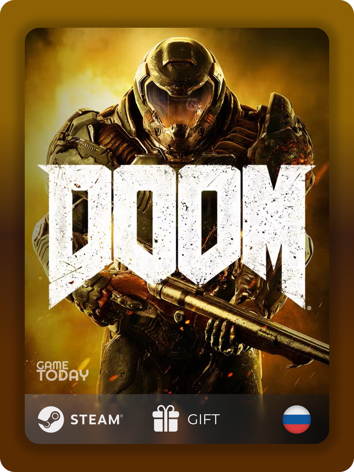 DOOM | Игра в Steam | PC | Steam Deck | Отправка подарком | Регион активации Россия
