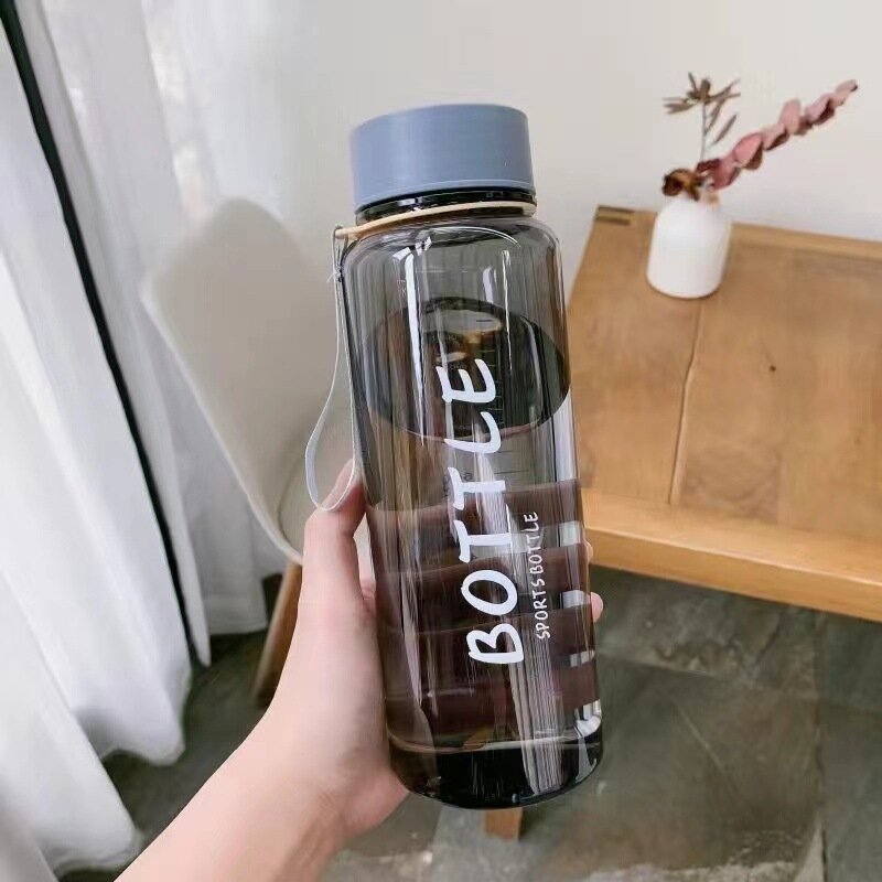 Большая пластиковая кружка для воды, ударопрочная, портативная спортивная бутылка для воды для активного отдыха, летняя