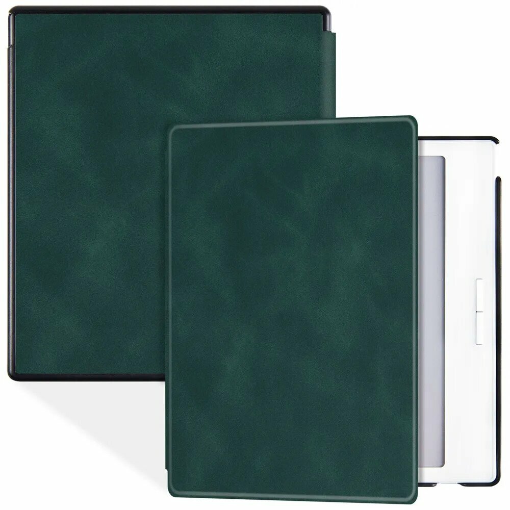 BOZHUORUI Чехол для 7" Onyx Boox Go 7 B/W/ Boox Go 7 Color e-Reader (2024/2025 выпуск), тонкий легкий чехол из искусственной кожи с автоматическим сном/пробуждением