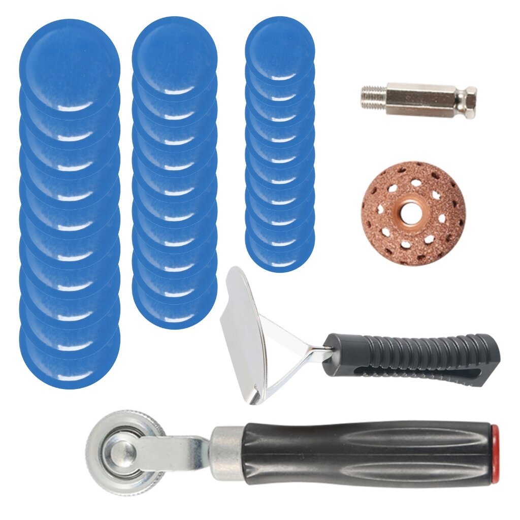 Комплект из 34 Усовершенствованных Комплектов для ремонта тяжелых шин для Легковых автомобилей Мотоциклов Грузовиков