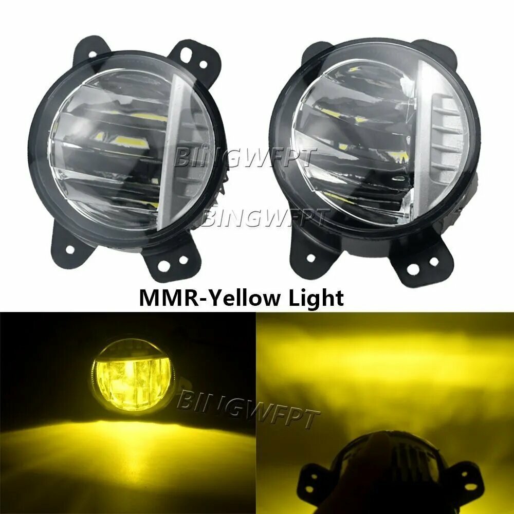 Фары автомобильные, Противотуманная фара, 2 шт, арт. Jeep Wrangler JL JLU Rubicon Sahara 2018-2019