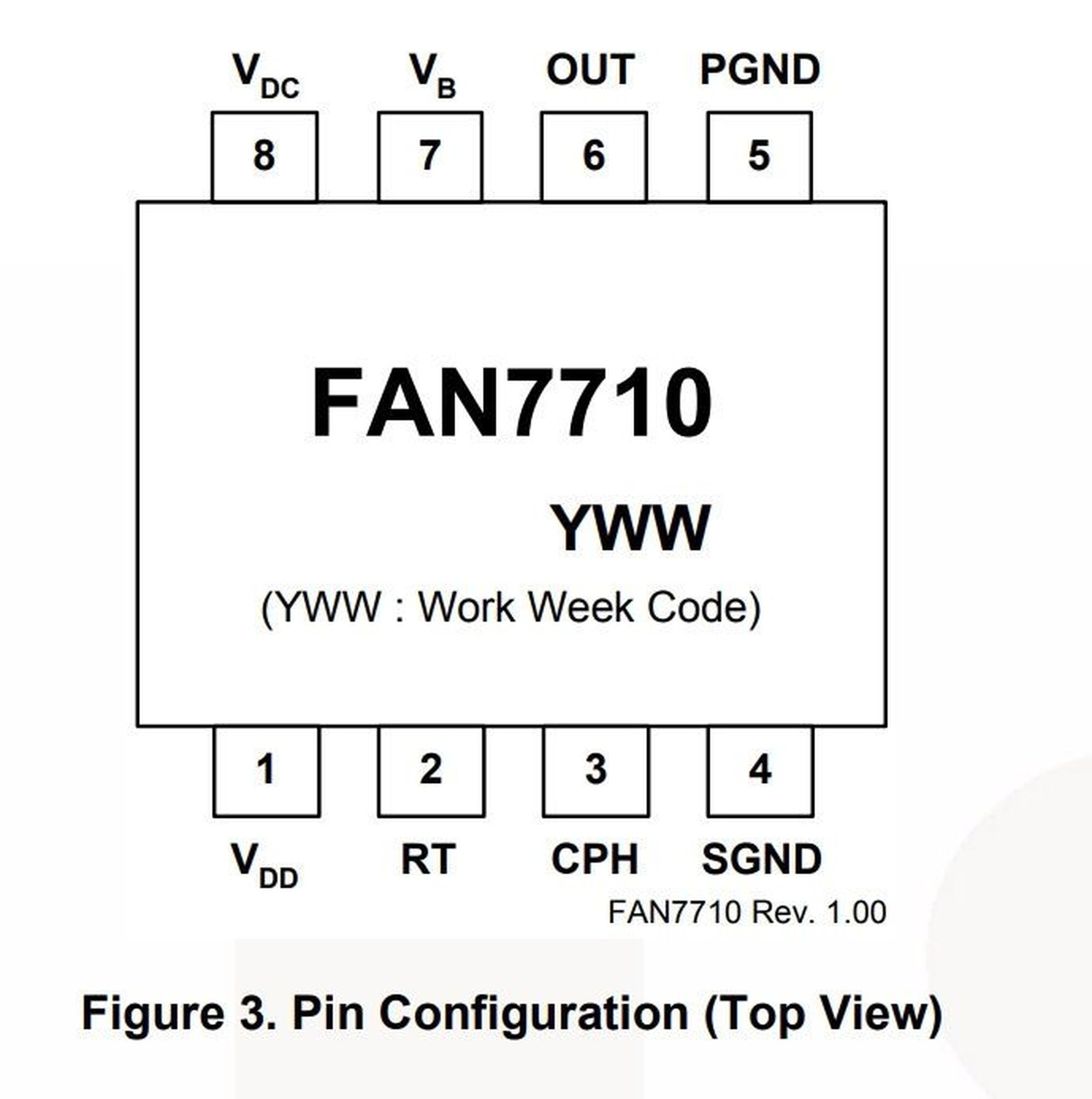 Микросхема FAN7710N