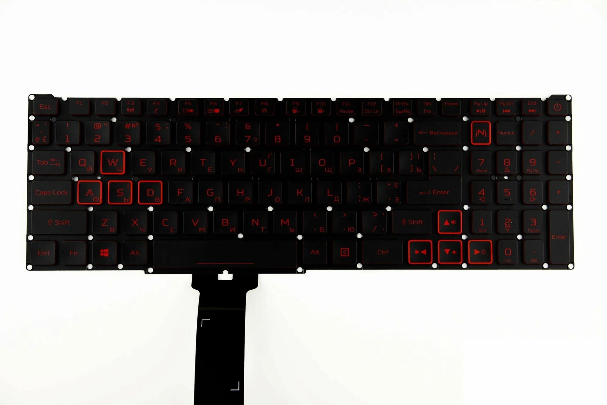 Клавиатура для Acer AN515-54 с подсветкой p/n: NKI15130NA, 935064CDK201, PK132K11A04