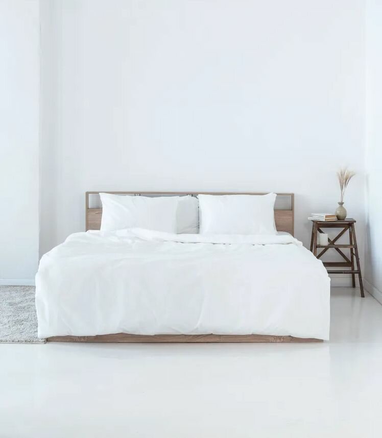 Постельное белье 2 спальное поплин 200х200 салина (улльвиде) икеа