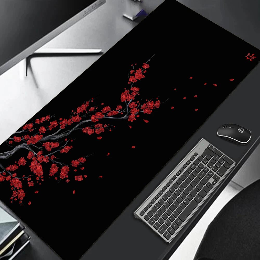 Коврик для мыши MRGLZY Sakura XXL 300x700x2mm, черный