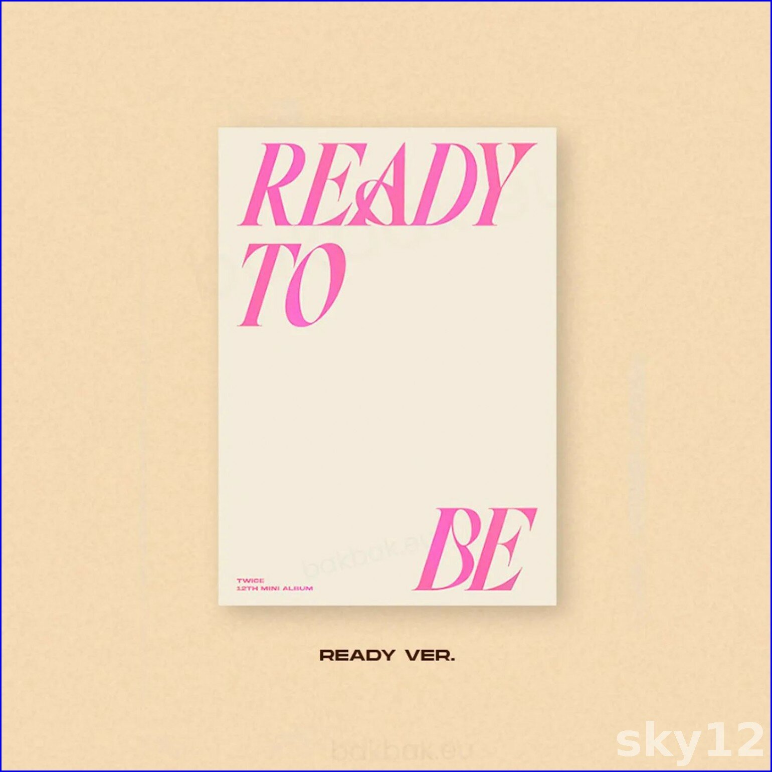 Альбом TWICE Ready To Be (12-й мини-альбом)READY Ver, карта предзаказа в комплекте