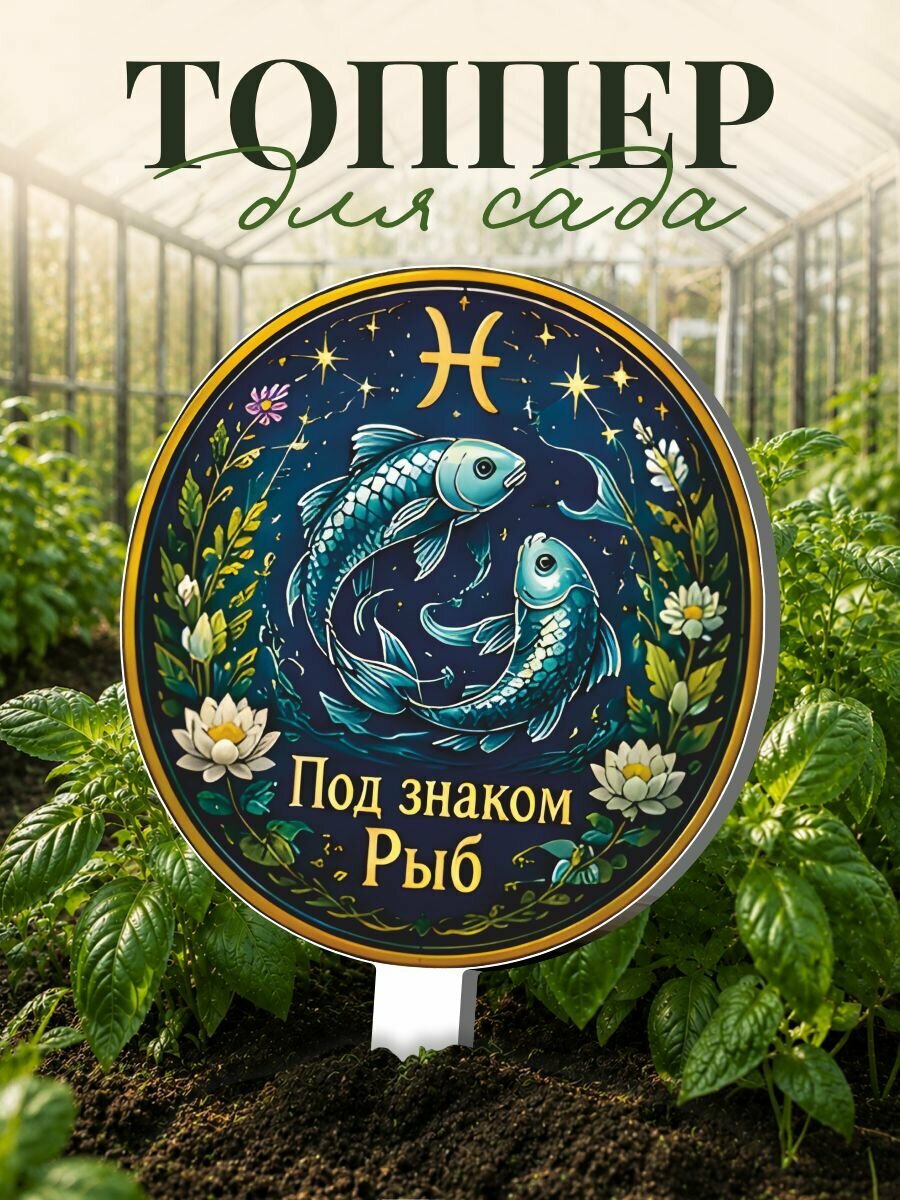 Фигурки для сада Рыбы - Знак зодиака