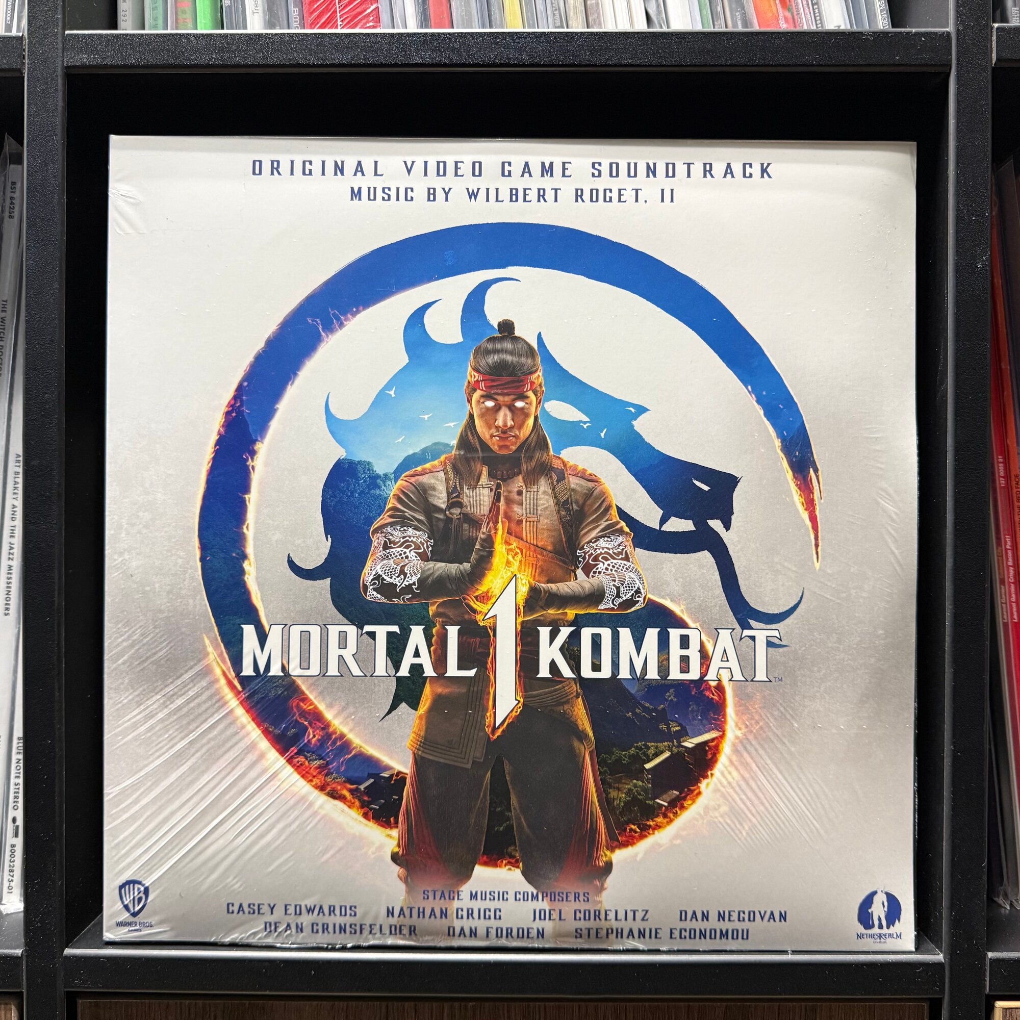 Виниловая пластинка Wilbert ROGET - Mortal Kombat 1 (Soundtrack) (still sealed, limited gatefold picture vinyl 3xLP + poster in spot-varnished sleeve) LP Винил