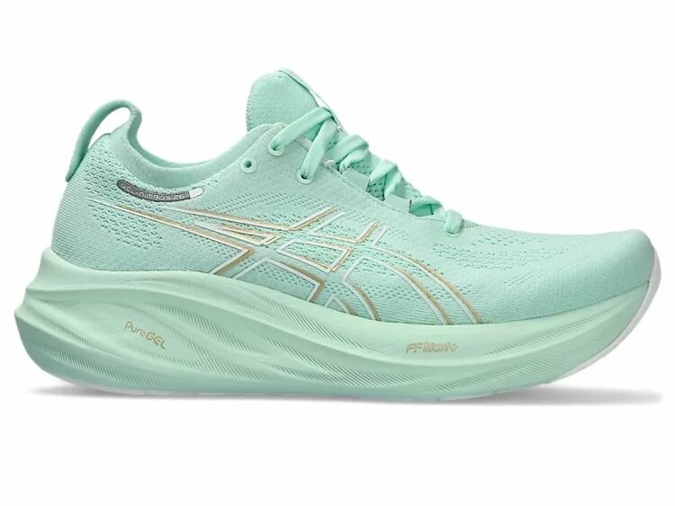 Кроссовки asics gel-nimbus 26 w mint tint/pale mint