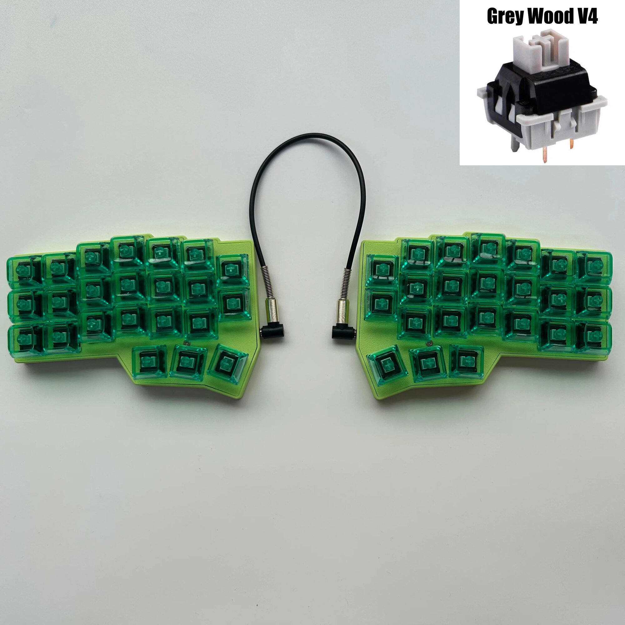 CORNE Wired Split Keyboard Эргономичная Клавиатура С Возможностью Горячей Замены RGB-флакона