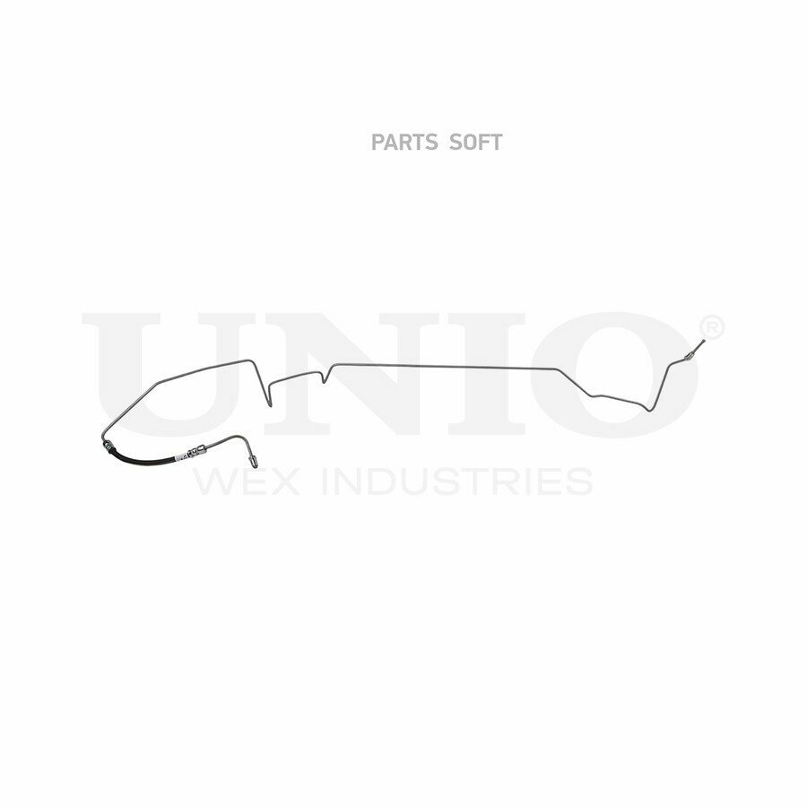 Шланг тормозной задний левый UNIO BRH10093 Renault Megane II 02-, Scenic II 03-, Grand Scenic II 04-