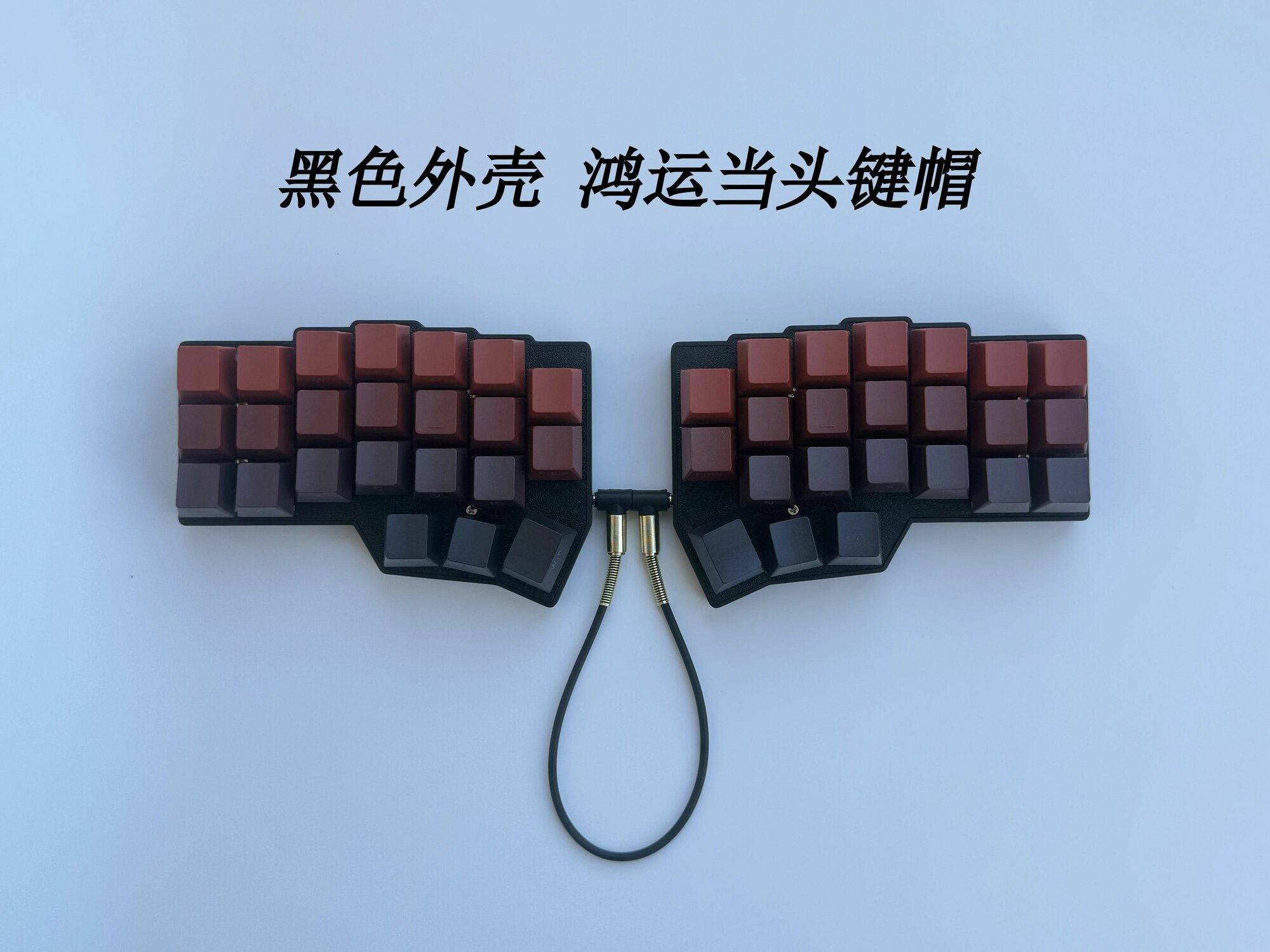 Corne Crkbd V4.1 Черная Проводная Раздельная Клавиатура С Поддержкой Горячей Замены RGB.