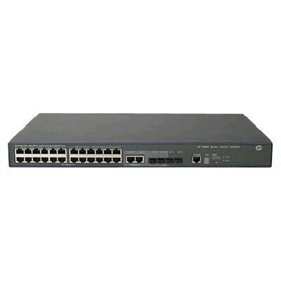 Коммутатор HP JG299A 3600-24 v2 EI Switch (24x10/100 + 4xSFP Managed L3 Stacking 19')