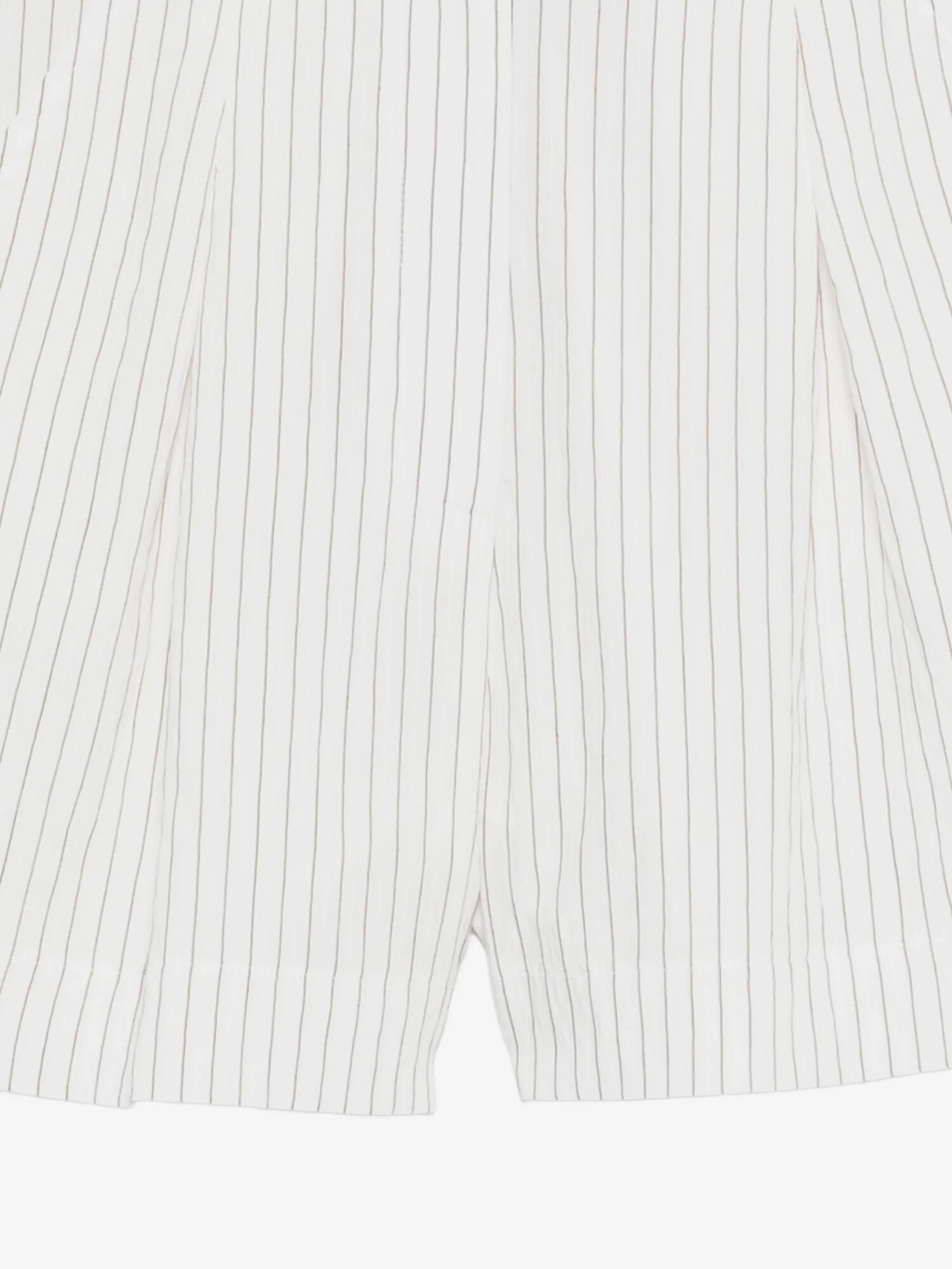 Шорты PATRIZIA PEPE Striped shorts, размер 44, white — фото 1