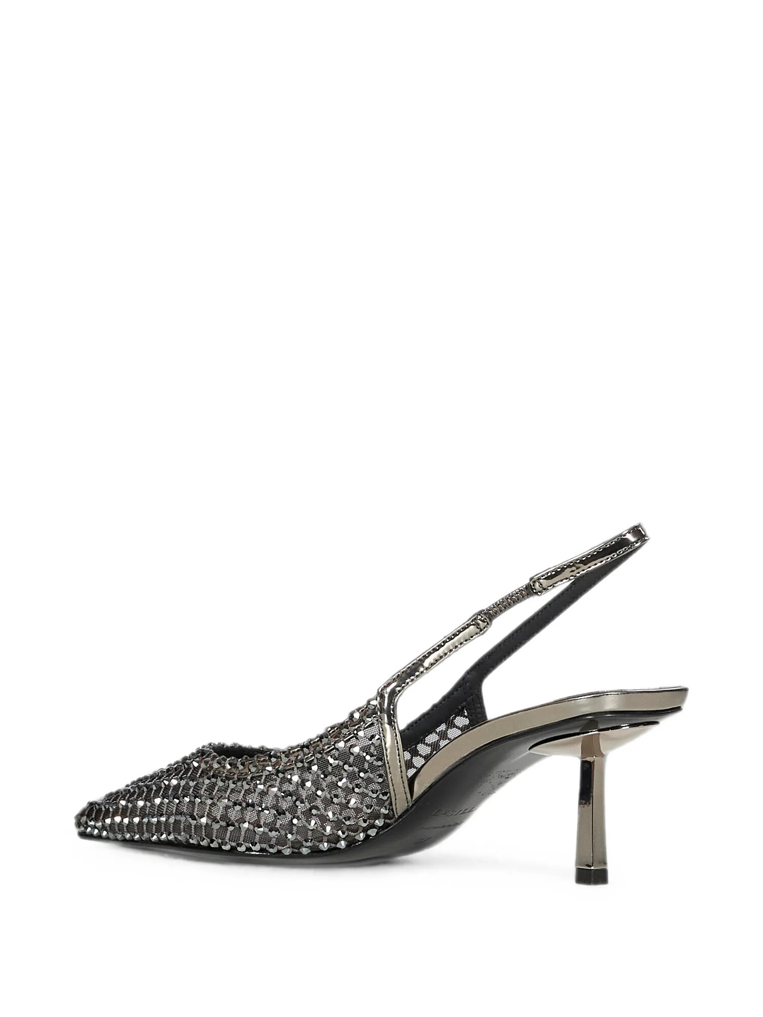 Туфли Le Silla Crystal-embellished mesh pumps, размер 38 — фото 1