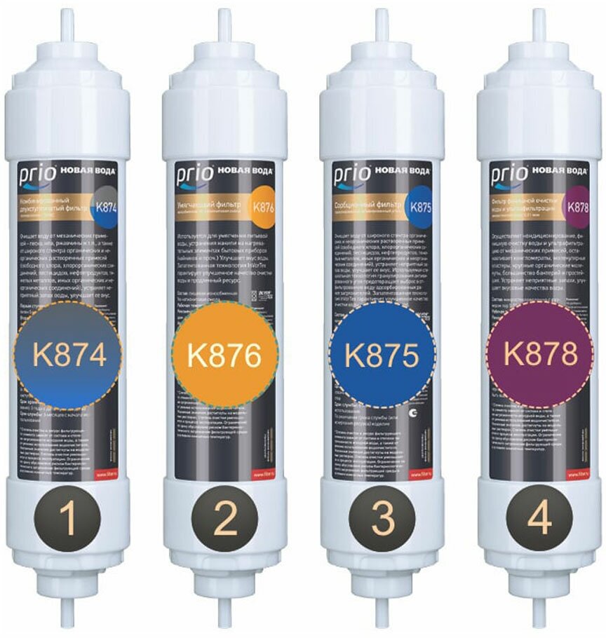 Набор картриджей Новая вода PRIO К 687 для М410