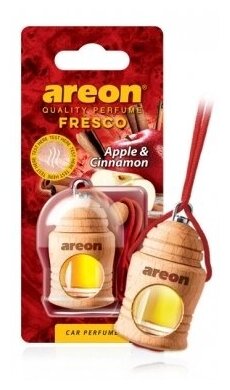 Ароматизатор для авто и дома бутылочка AREON Fresco Яблоко с корицей 704-051-321