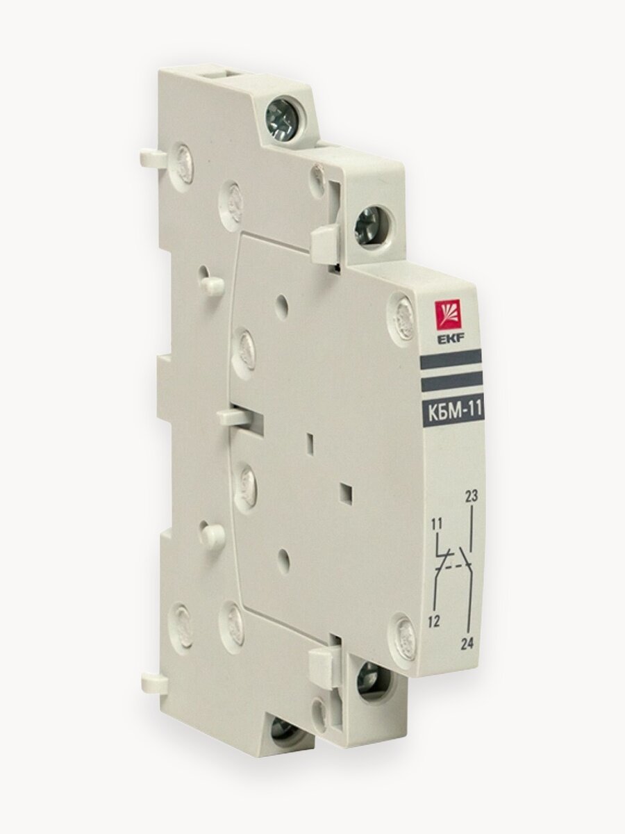 Контакт боковой дополнительный КБМ-11 NO-NC для КМ EKF PROxima - 1 шт
