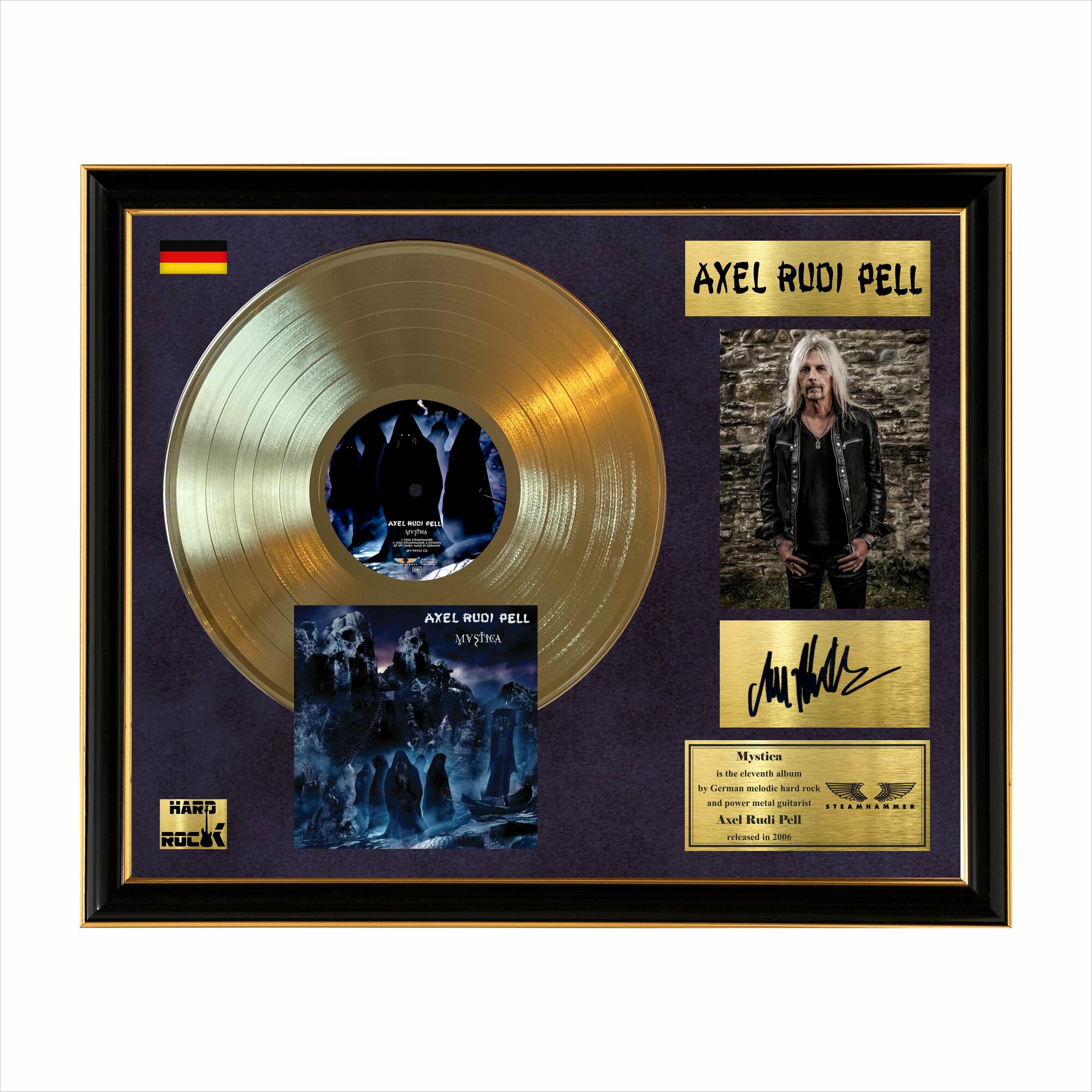 Axel Rudi Pell mystica картина с диском 45х55см