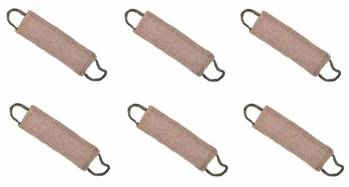 Шахтерская Губка, Семейная, вязаная, банная, 6 шт