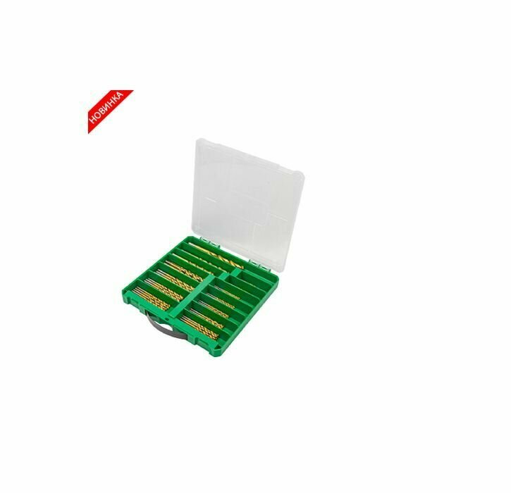 Набор сверл RF-924U100 по металлу HSS,100пр в кейсе ROCKFORCE RF-924U100