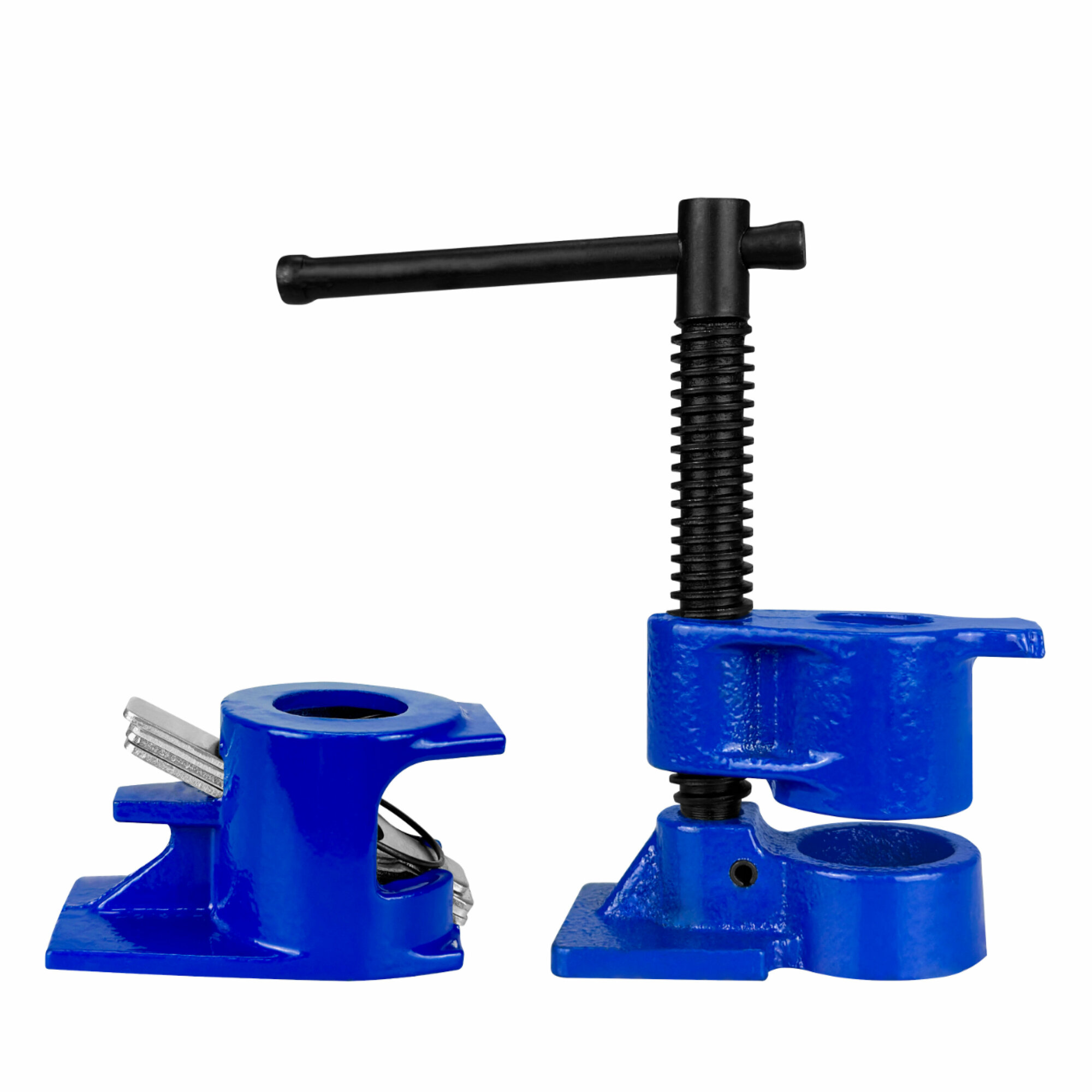 Струбцина VertexTools, трубная, сталь, 1/2" резьба, зажим 35 мм, длина 70 мм