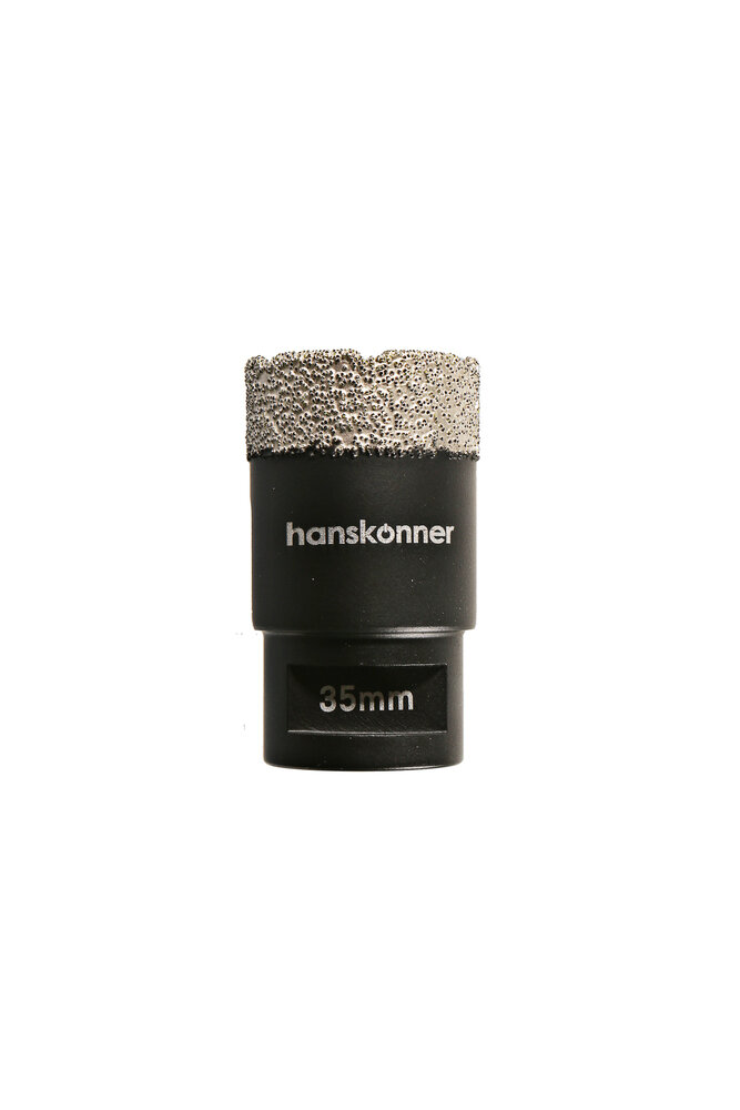 Коронка алмазная Hanskonner H1055-10-35 для УШМ, TilePro, 35 мм