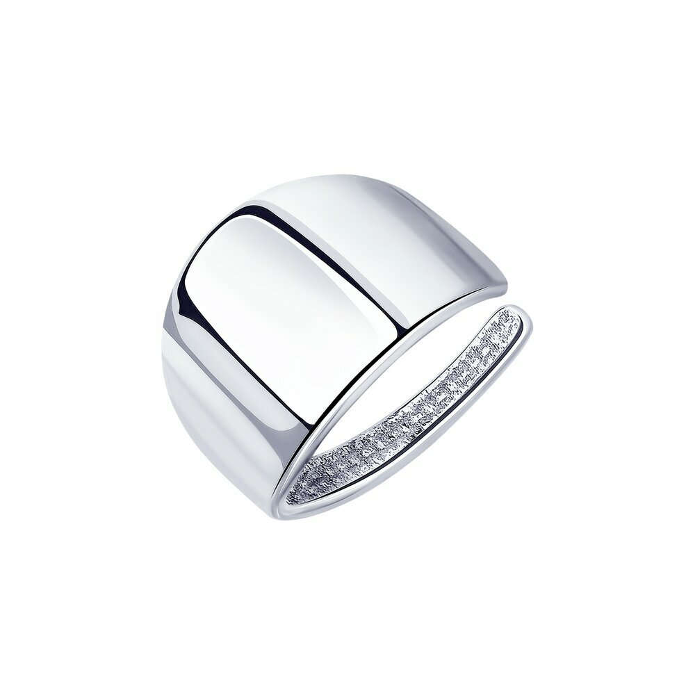 Моносерьга, серебро, 925 проба, родирование