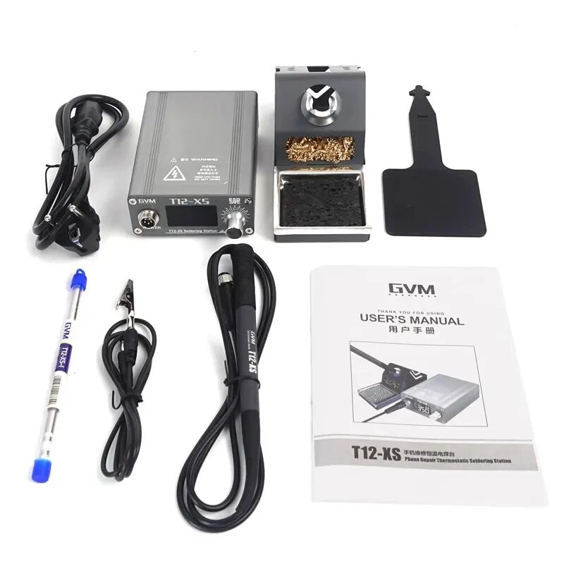 Паяльная станция RELIFE GVM T12-XS Hot sale