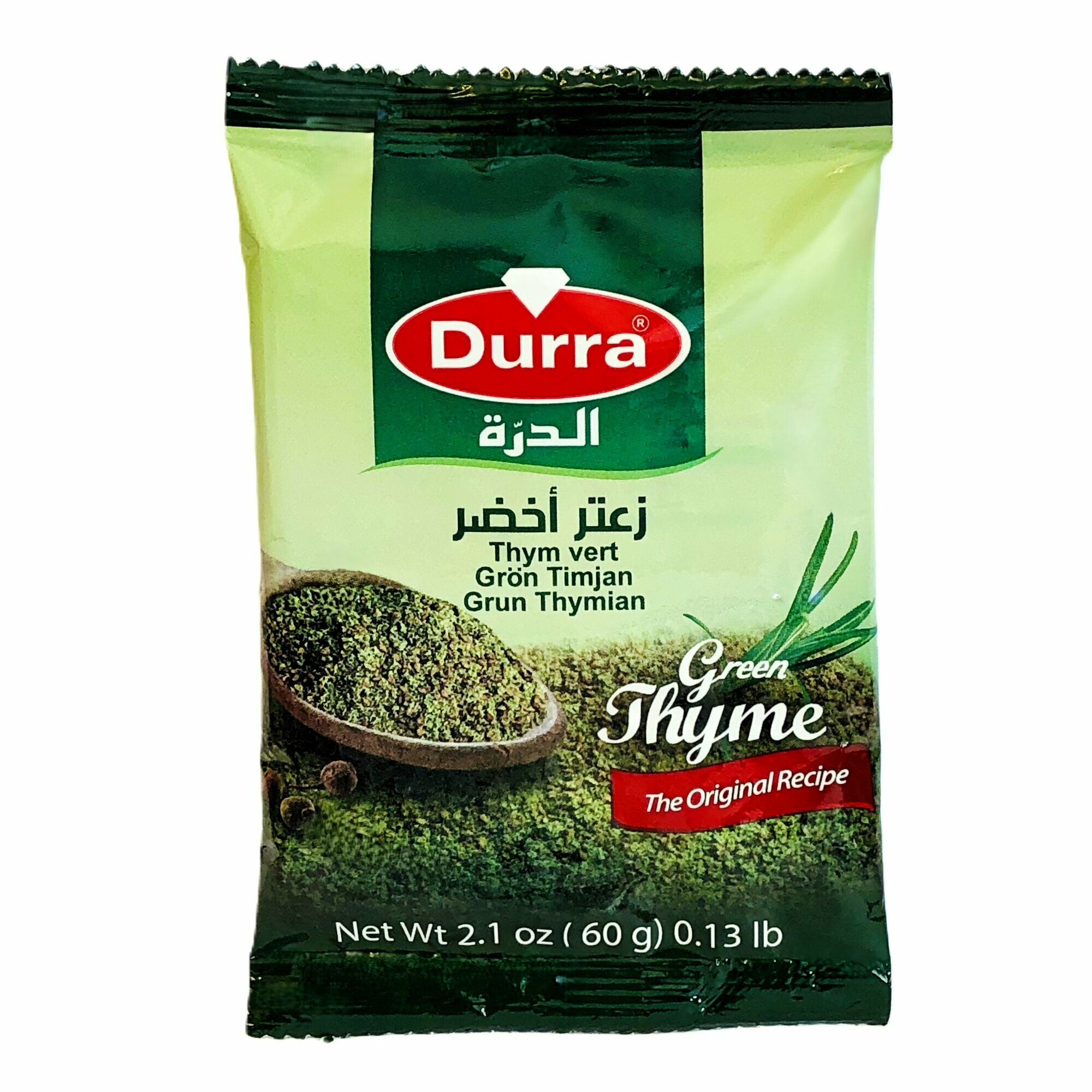 Заатар зеленый тимьян смесь приправ Durra 60 гр