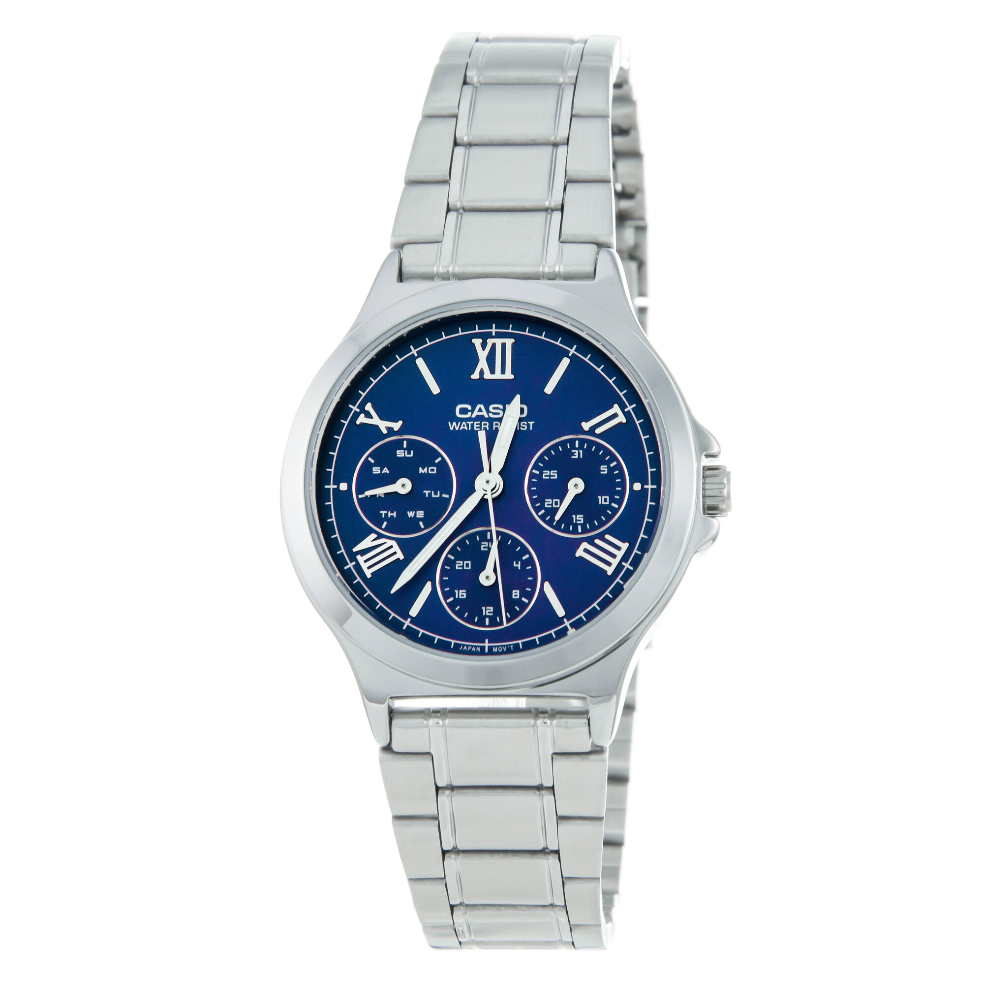 Наручные часы CASIO Классика, хром