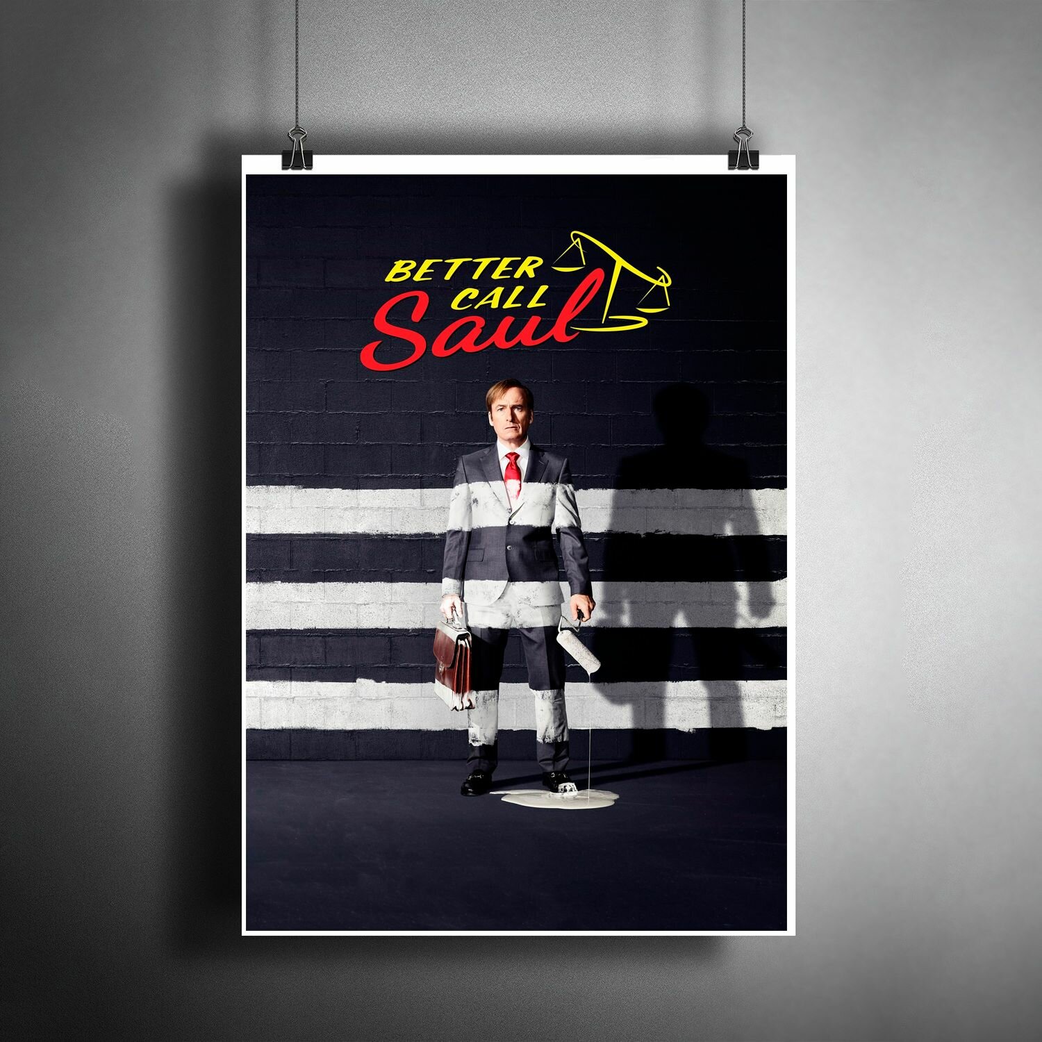 Постер плакат для интерьера "Сериал: Лучше звоните Солу. Better Call Saul" / Декор дома, офиса, комнаты, квартиры A3 (297 x 420 мм)