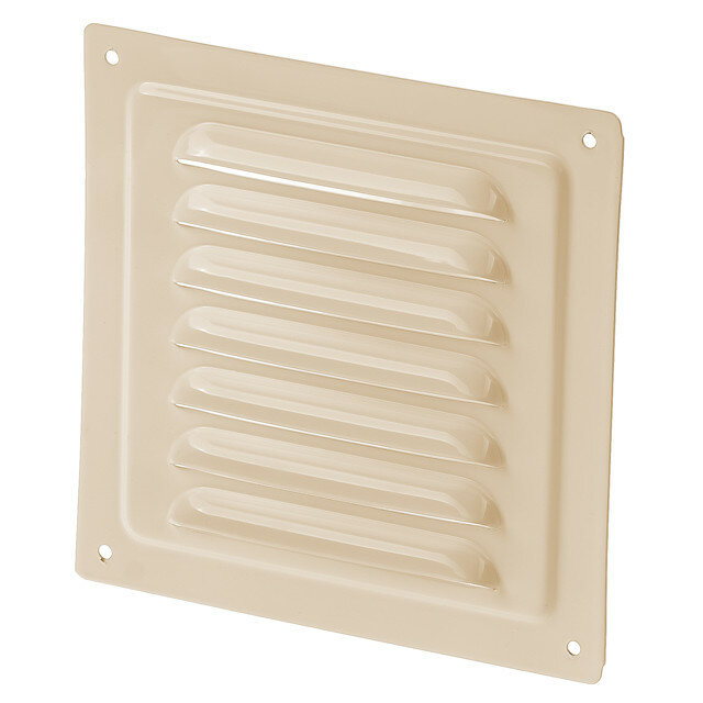 ORE решетка вентиляционная 125х125мм стальная бежевая для вентиляционных систем