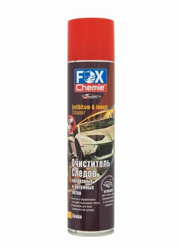 Очиститель следов насекомых и пятен битума Fox Chemie, 400 мл